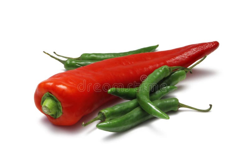 Bulls Horn Chili stock image. Image of chilli, pepper - 6738141