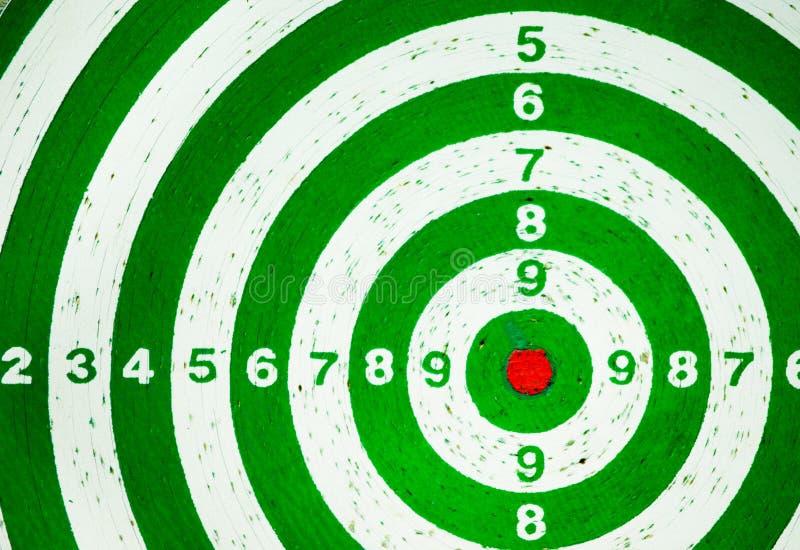 Perfect hit on target stock image. Image of achievement - 10566491