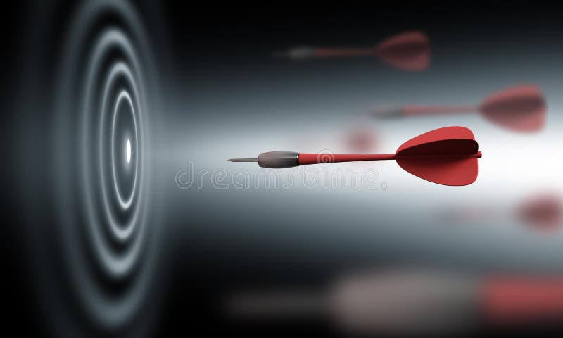 Bullseye stock illustration. Illustration of entertainment - 20966336