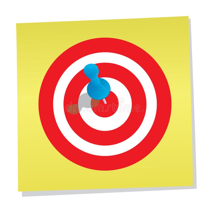 Bullseye stock photo. Image of yellow, message, target - 7781688