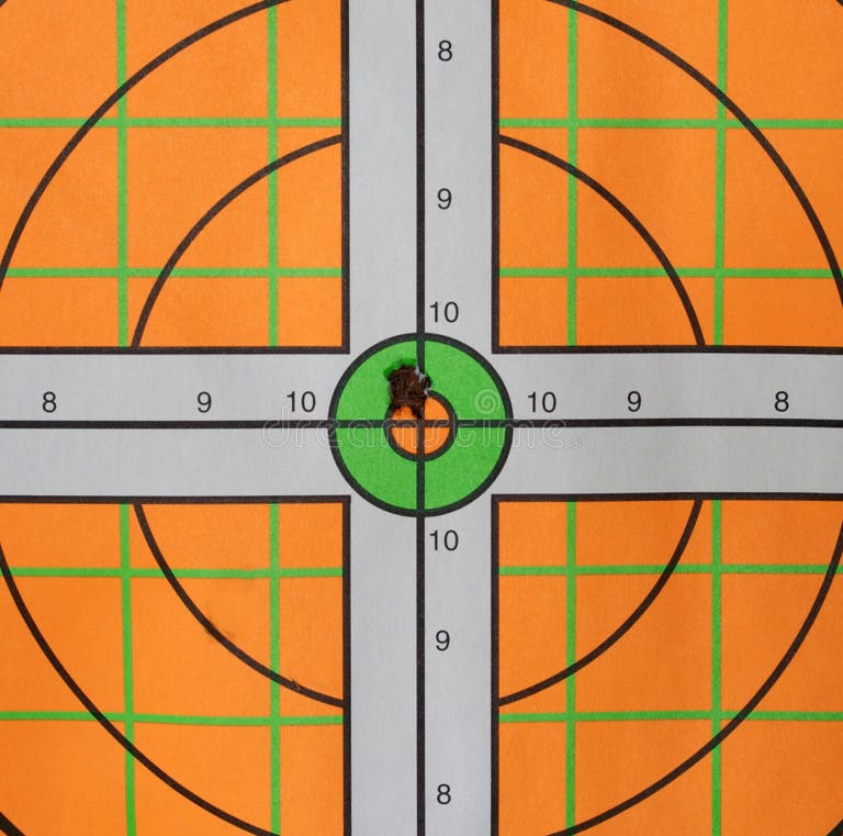 Bullseye Bullet Hole stock image. Image of shot, target - 11793405