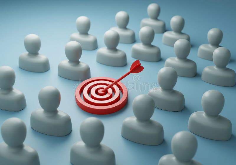 Bullseye Icon within User Avatars Visualizing Customer Segmentation ...
