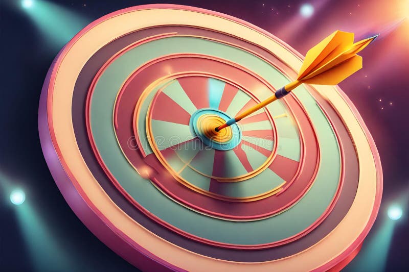 Bullseye Marketing: Hitting the Target with Precision Stock Image ...