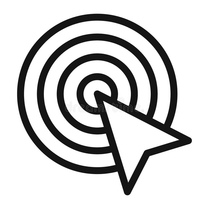 Target Accuracy Icon Perfect for Precision Tools Stock Vector ...