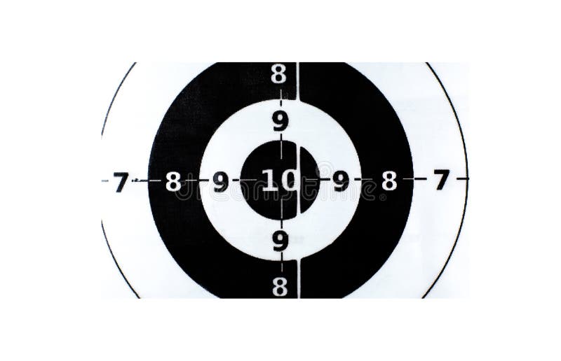 Bullseye is a Target of Business. Success Concept. Target with Numbers ...