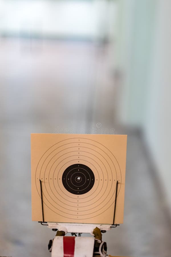 Bullseye Target Made Paper Hole Center Stock Photos - Free & Royalty ...