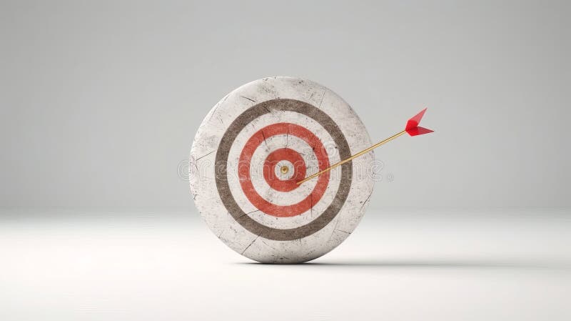 One Red Arrow Pointing Opposite Direction among White Arrows ...