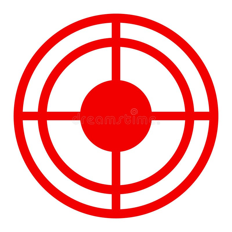 Bullseye Vector Icon. Bullseye Editable Stroke. Bullseye Linear Symbol ...