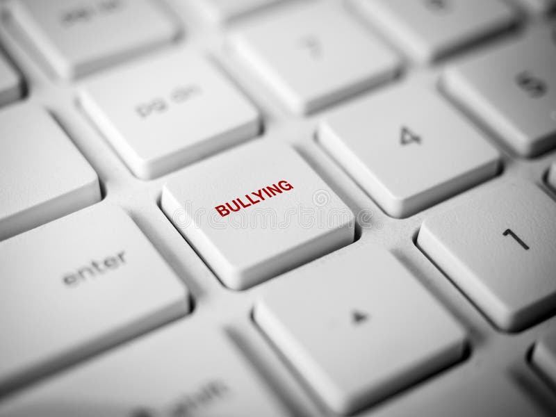 Bully Cyber Online Concept. Stock Image - Image of concept, highlight ...