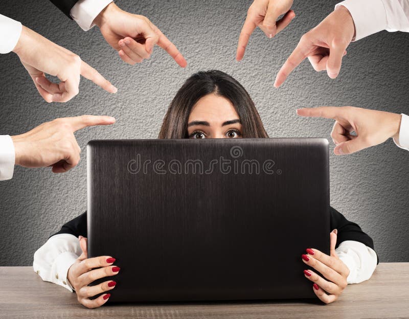 Bullying on the web stock image. Image of help, cyberbullying - 74234243