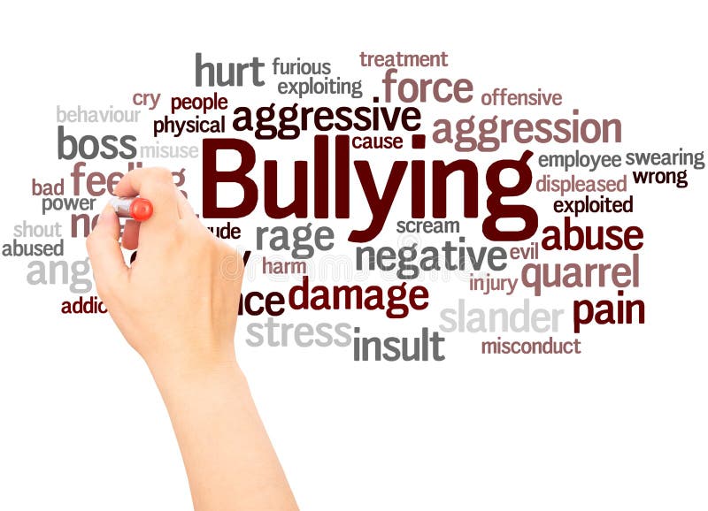 Bullying Word Cloud Hand Writing Concept Stock Illustration ... Bullying Word Cloud Hand Writing Concept Stock Illustration ...