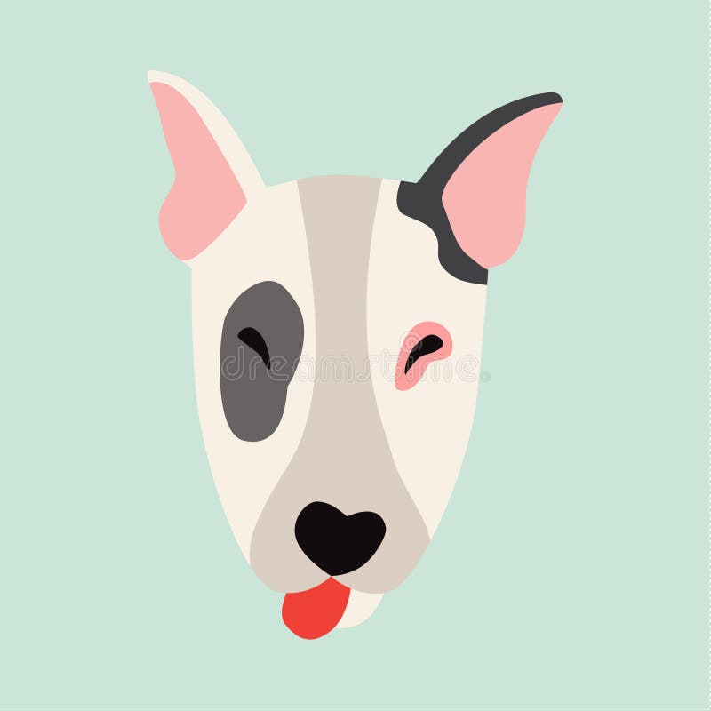 Bulyteryer, Breed Dog Square Icon Stock Vector - Illustration of comic ...