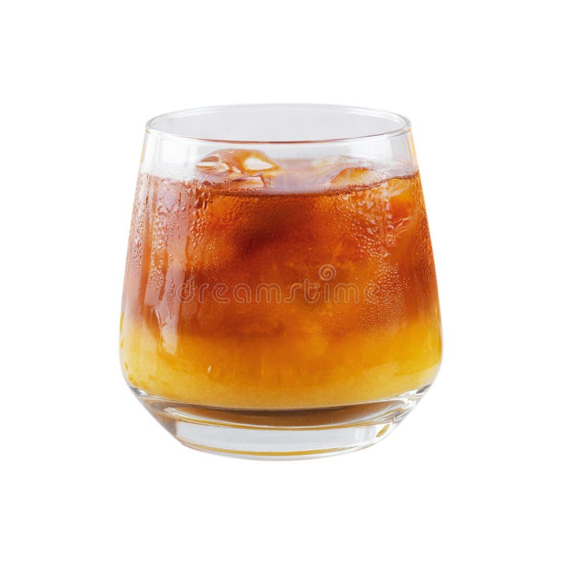 Bumble Coffee, Coffee with Orange Juice with Ice, Refreshing Drink on ...