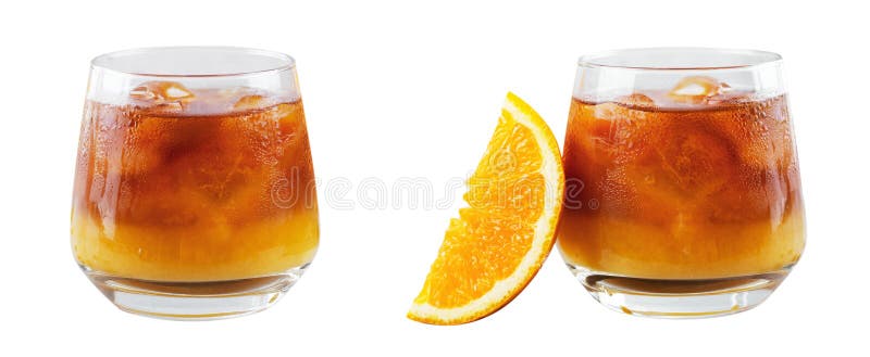 Bumble Coffee, Coffee with Orange Juice with Ice, Refreshing Drink on ...