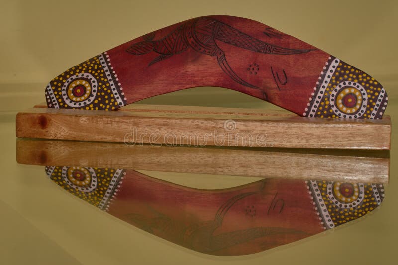 Bumerang (Australia Aborigen) Imagen de archivo - Imagen de australia ...