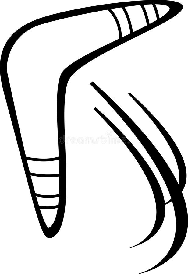 Bumerang vektor illustrationer. Illustration av utanför - 1622015
