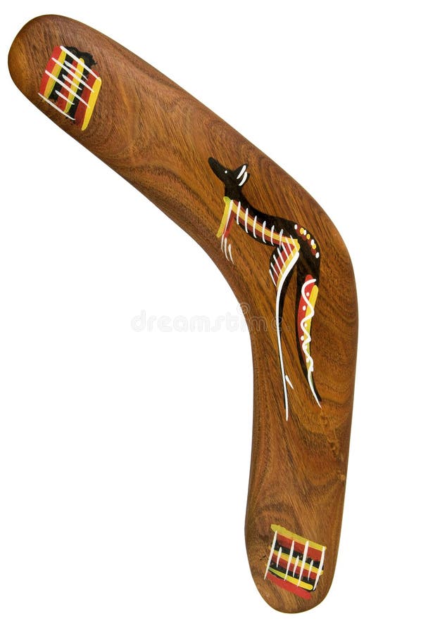 Bumerang foto de archivo. Imagen de arma, australia, madera - 12797908