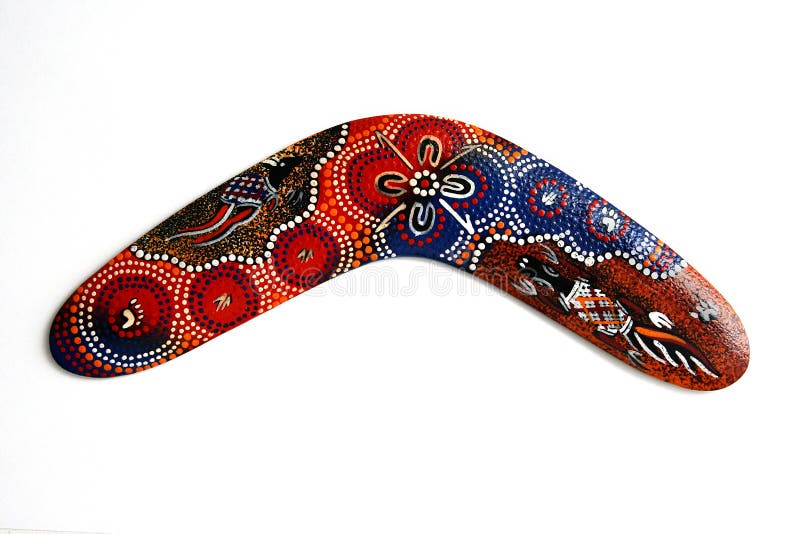 Bumerangue australiano foto de stock. Imagem de jogos - 14656626