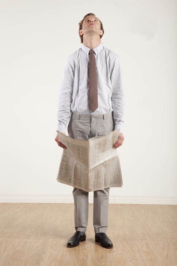 Bummer News Man stock photo. Image of manager, information - 9822320