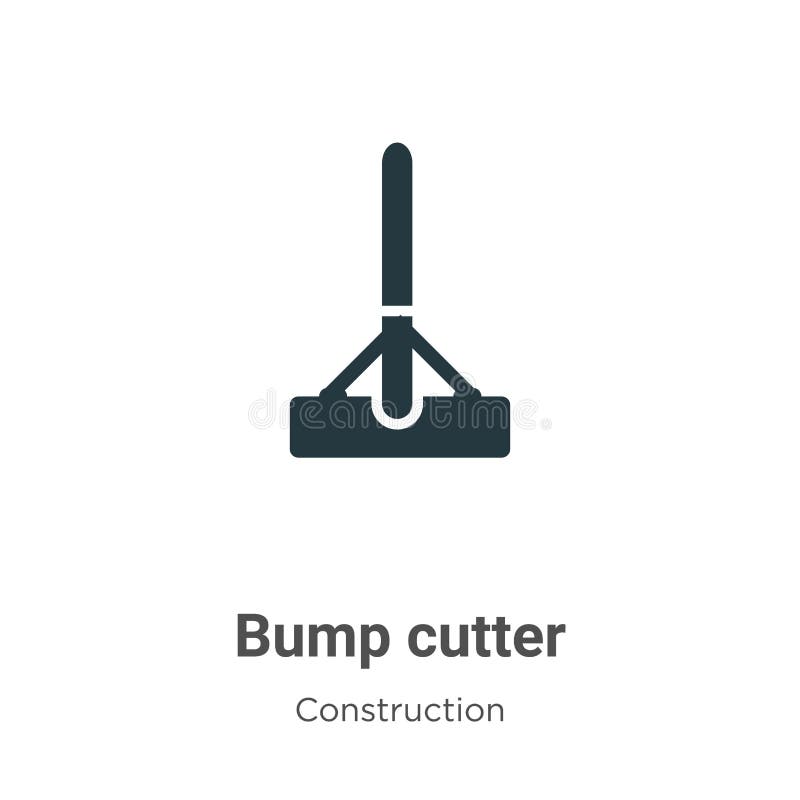 Bump Cutter Linear Icon. Modern Outline Bump Cutter Logo Concept Stock ...