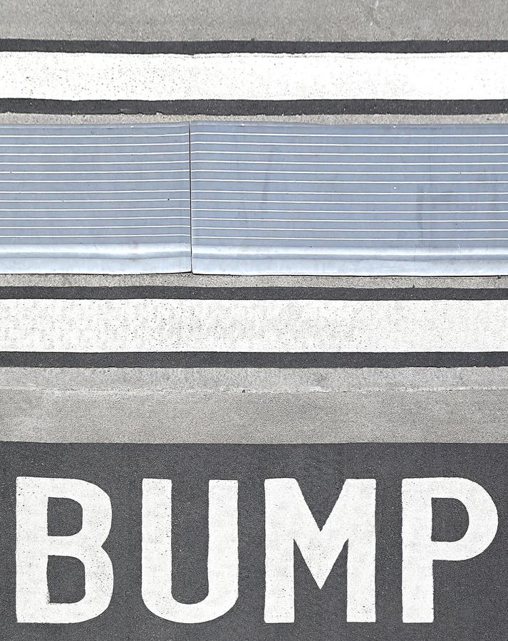 A bump in the Road stock image. Image of street, problem - 223327125