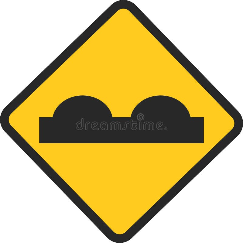 Bump Sign Linear Icon. Modern Outline Bump Sign Logo Concept on Stock ...