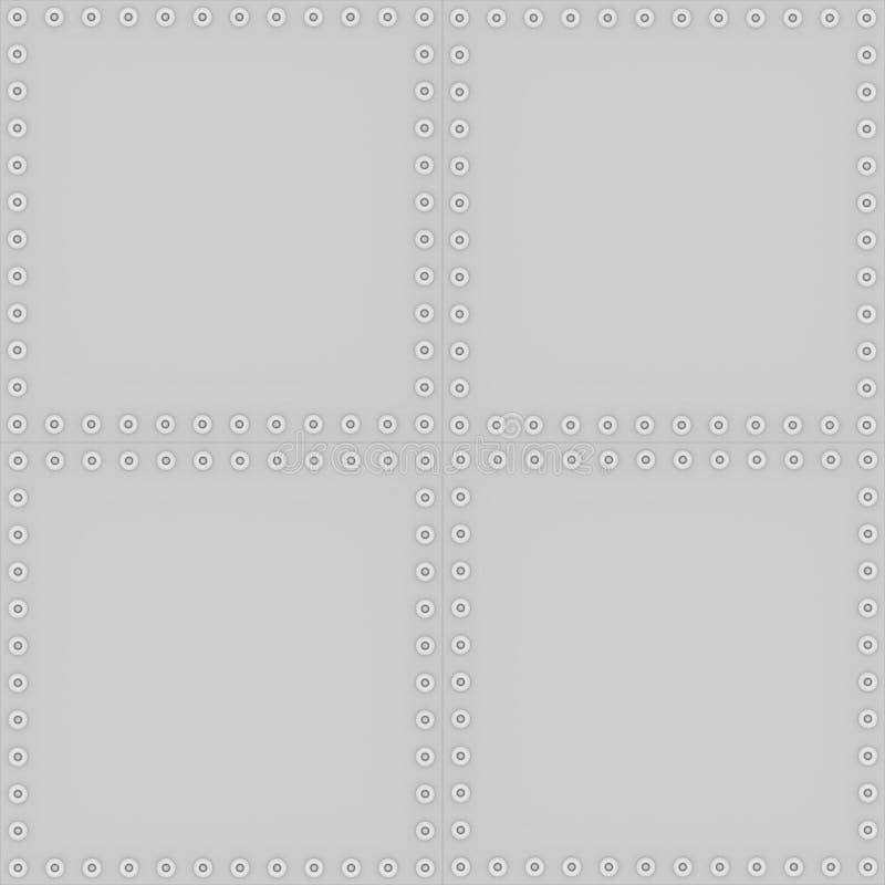 Bump Texture of Riveted Punels Stock Illustration - Illustration of ...