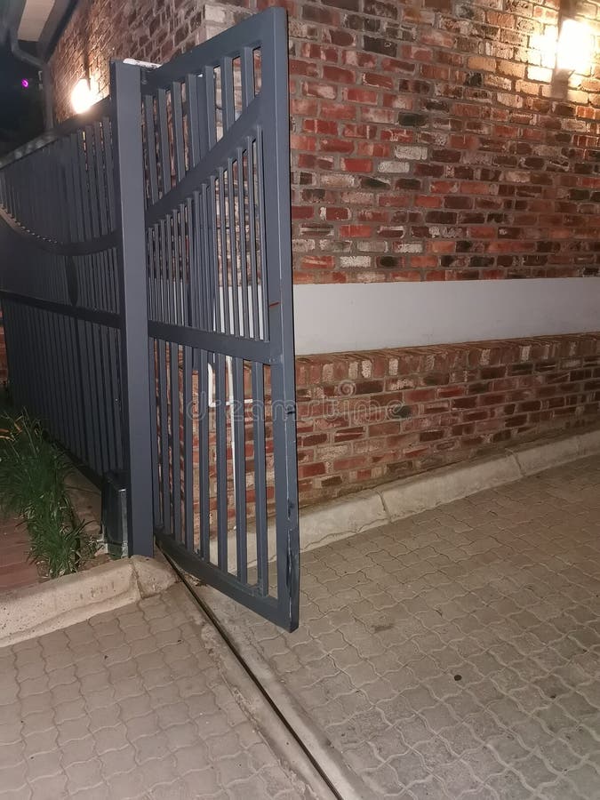 Bumped gate stock image. Image of public, random, bumped - 164238587