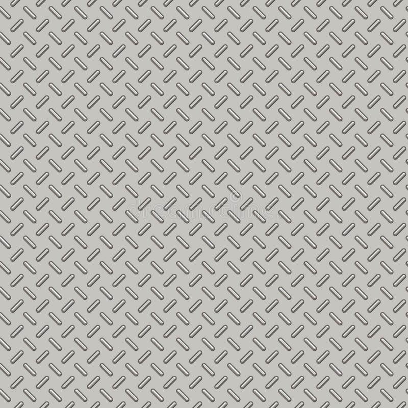 Diamond Plate Metal Seamless Texture Stock Illustration - Illustration ...