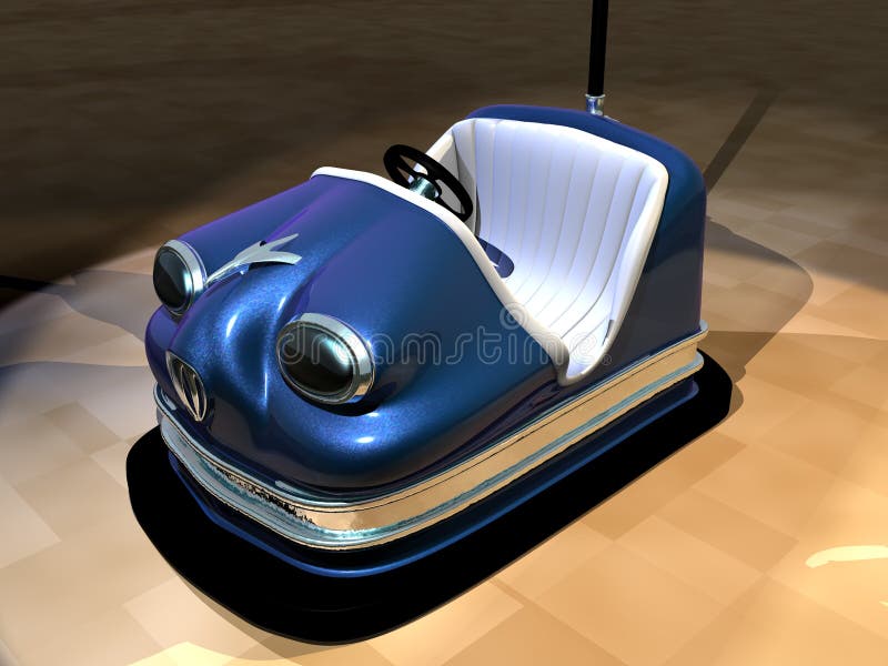 Bumper Car stock illustration. Illustration of crash - 17485441