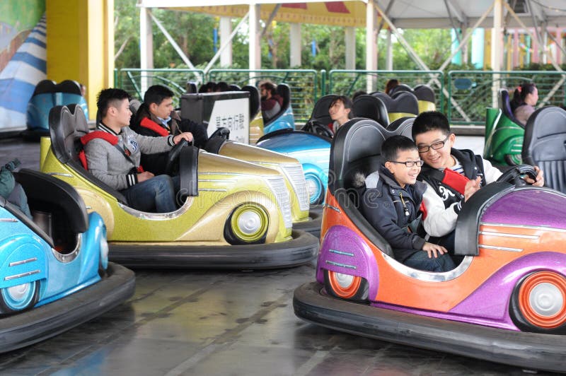 Bumper car editorial stock photo. Image of coasters, hong - 48098803