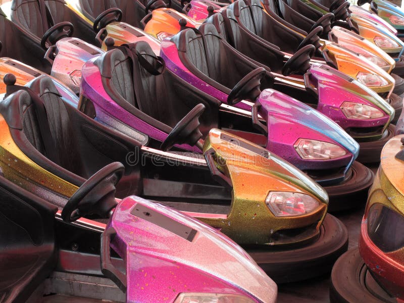 Bumper cars stock image. Image of youth, multi, excitement - 13658599
