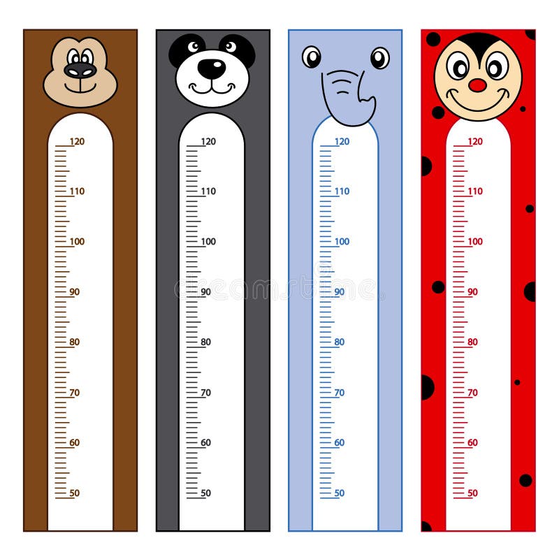 Bumper children meter wall stock vector. Illustration of meter - 40036274