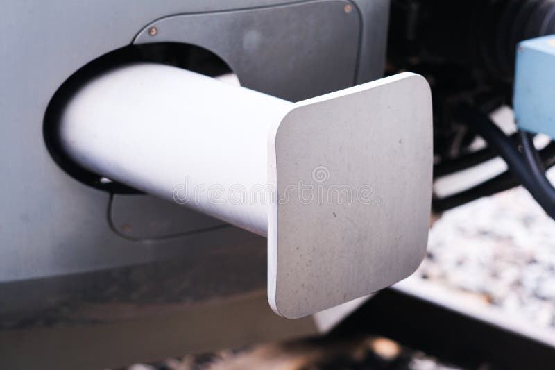Bumper on a train stock image. Image of front, strong - 357581113