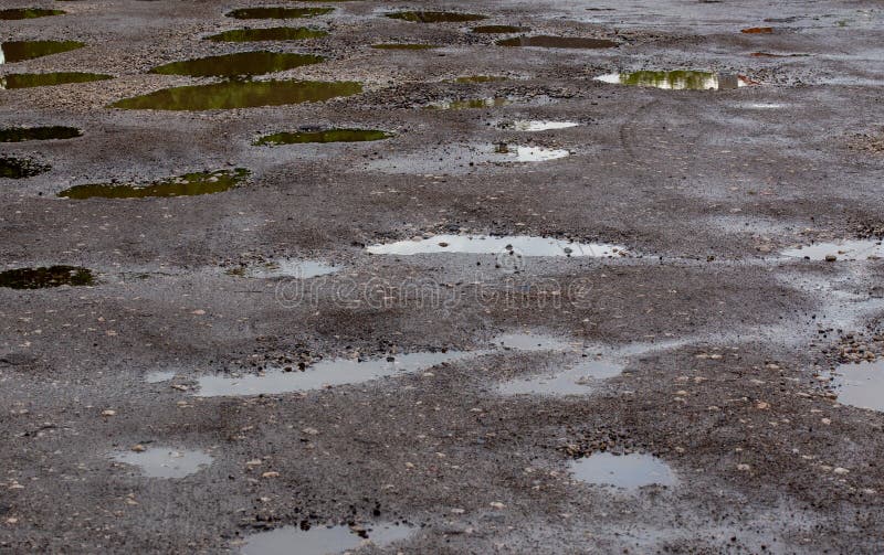 1,028 Wet Asphalt Road Water Puddles Rain Stock Photos - Free & Royalty ...