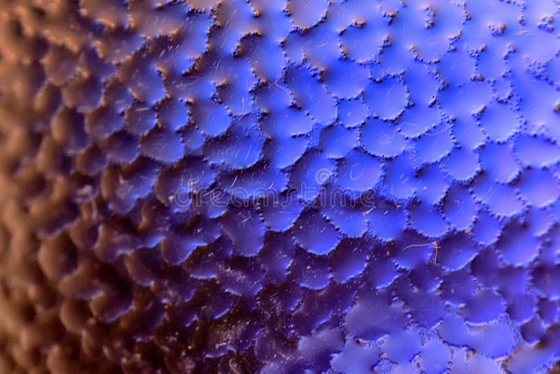 Bumpy Glass Surface with Light Reflections Translucent Purple ...