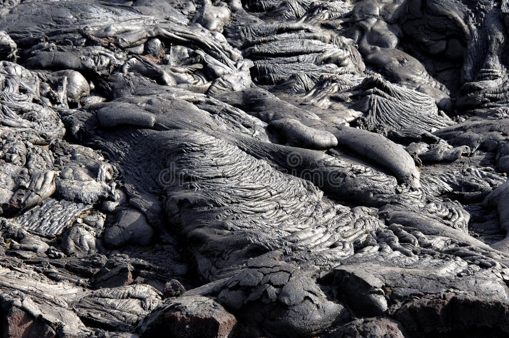 Bumpy Lumpy Lava stock image. Image of folds, tropical - 12345257