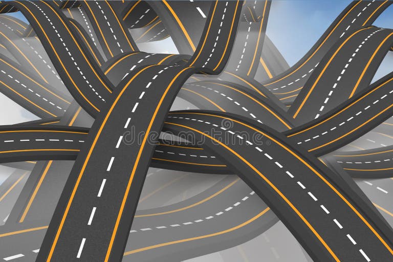 Bumpy road backdrop stock illustration. Illustration of digital - 37378095