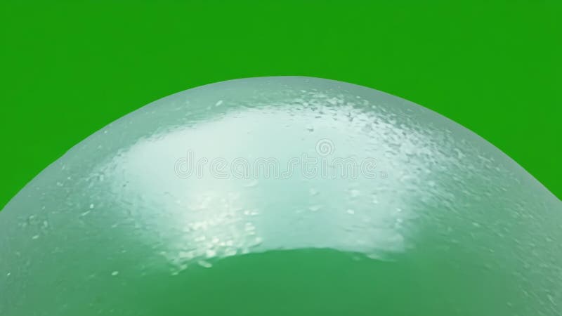 A Bumpy Surface that Transitions into a Smooth Glassy Sheen. Green ...