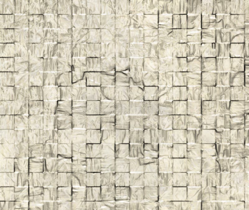 Bumpy Textured Wall of Small Gray Square Stones Stock Illustration ...