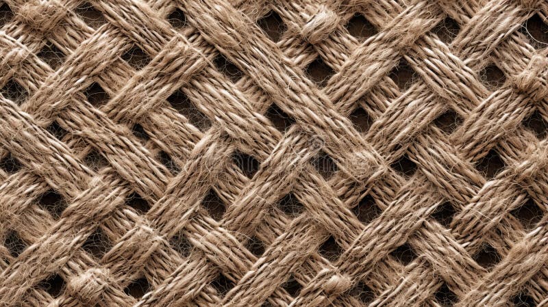 Bumpy Woven Jute Background with Intricate Mesh Pattern Stock ...