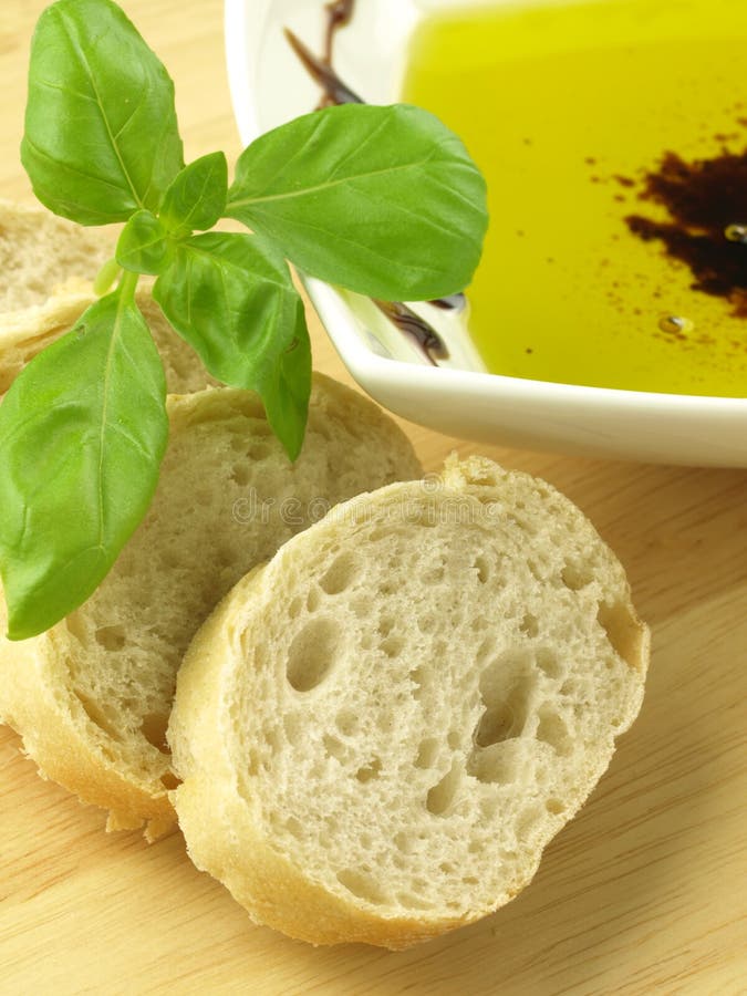 Bun with oil stock photo. Image of vegetarian, balsamic - 25298150