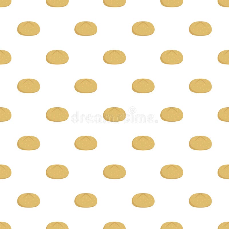 Bun pattern seamless stock illustration. Illustration of color - 123190973