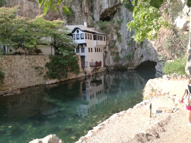 Buna River Spring stock photo. Image of buna, river, green - 96423630