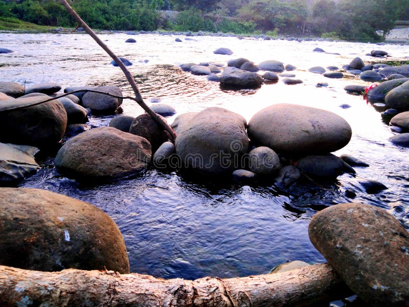 Bunawan River Stones stock photo. Image of stones, bunawan - 174006756