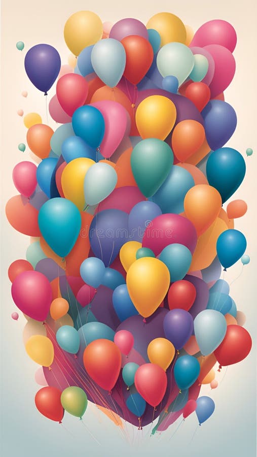 Balloons Different Shapes Colors Stock Illustrations – 382 Balloons ...