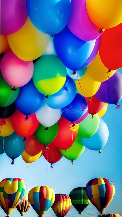 Balloons Different Shapes Colors Stock Illustrations – 401 Balloons ...
