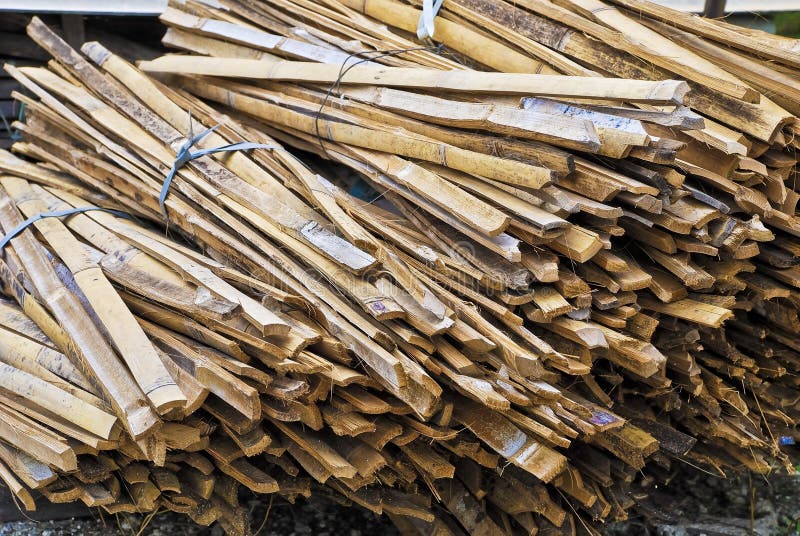 Bunch of Bamboo stock image. Image of protection, stripes - 9330707