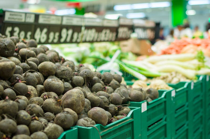 Bunch of Beet Roots in Boxes Stock Photo - Image of grocery, lifestyle ...