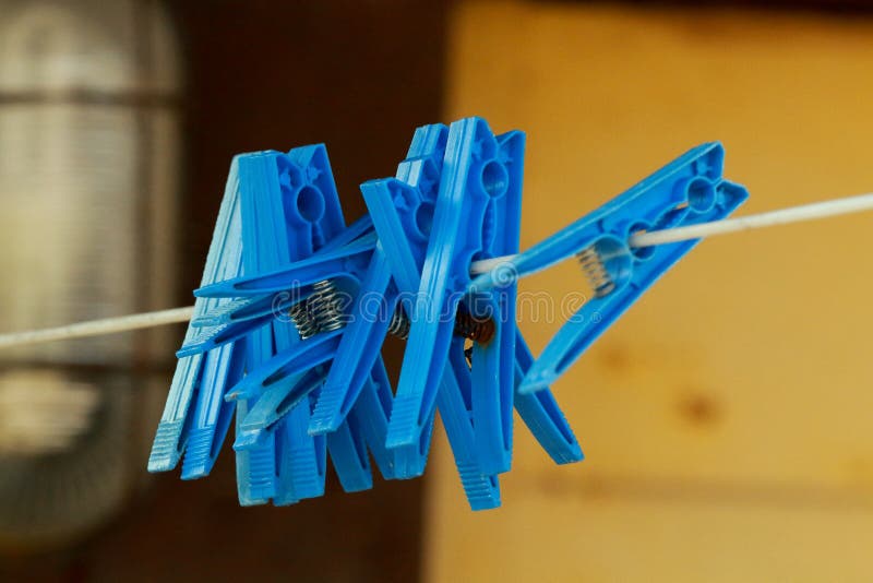 A bunch of blue pegs stock image. Image of domestic - 243945669